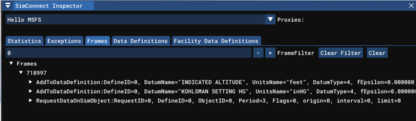5. Reading SimVar data with SimConnect SDK